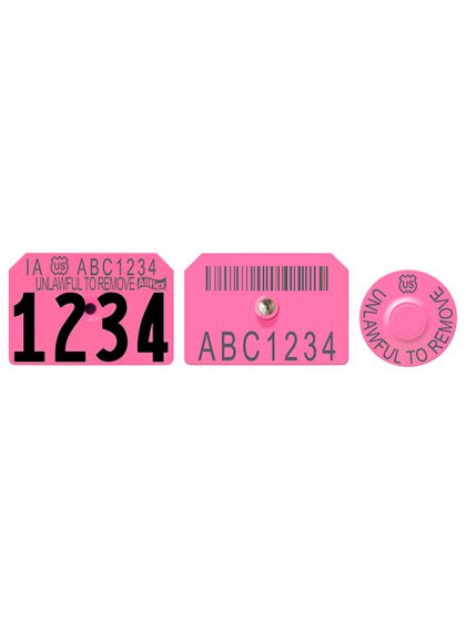 Swine Premises Tags - Allflex | Livestock Identification Tags, Tissue ...